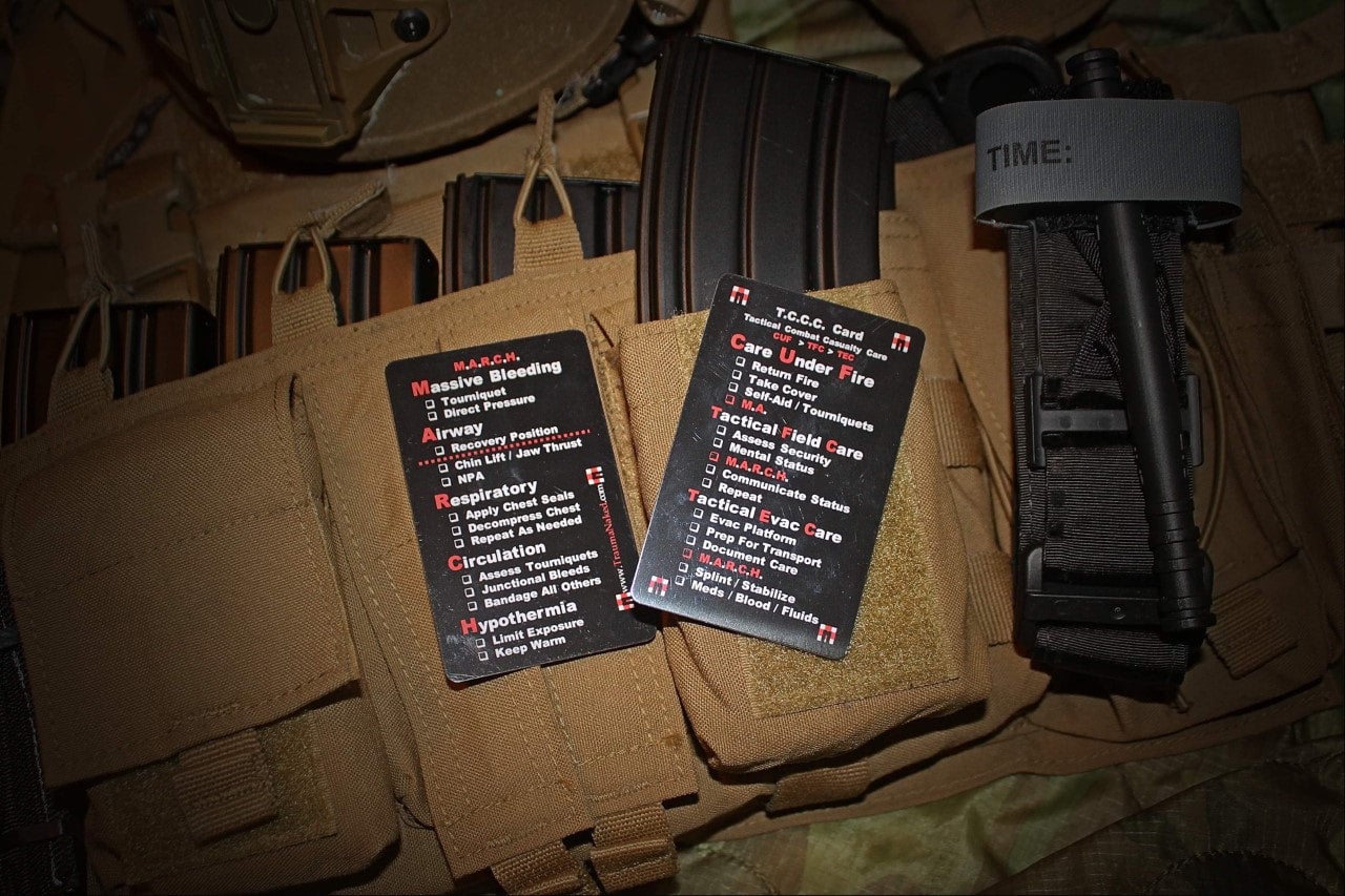 TCCC / M.A.R.C.H. Card | Trauma Naked LLC